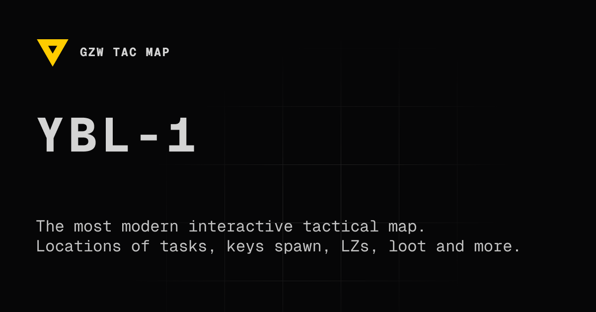 Interactive map of YBL-1 bunker in Gray Zone Warfare